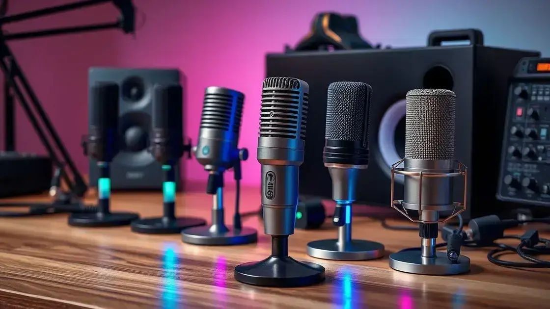 Melhor Microfone Consdensador Bom e Barato: os melhores em 2025